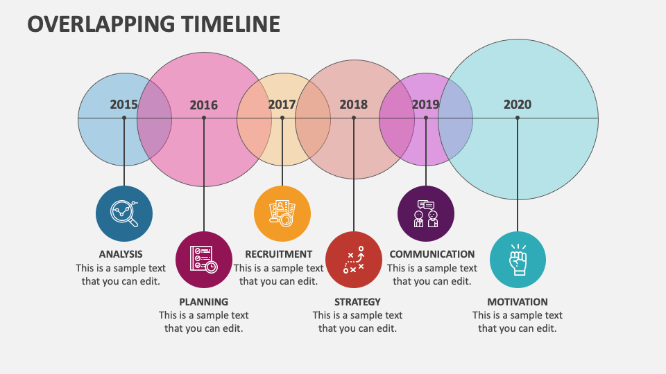 Overlapping Timeline PowerPoint And Google Slides Template PPT Slides