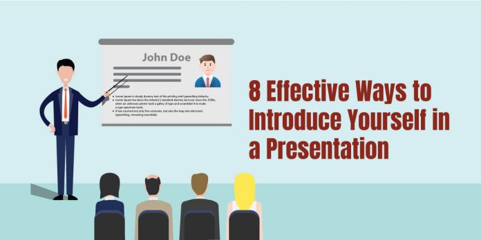 8 Effective Ways to Introduce Yourself in a Presentation - Creative ...