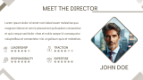 Free - Meet the Director Template for Google Slides and PowerPoint ...