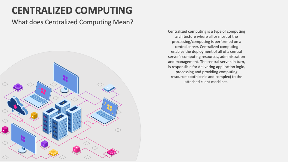 Centralized Computing PowerPoint and Google Slides Template - PPT Slides Centralized Computing PowerPoint and Google Slides Template - PPT Slides