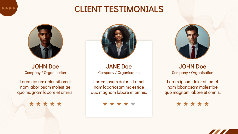 Law Firm Profile Template for Google Slides and PowerPoint - PPT Slides