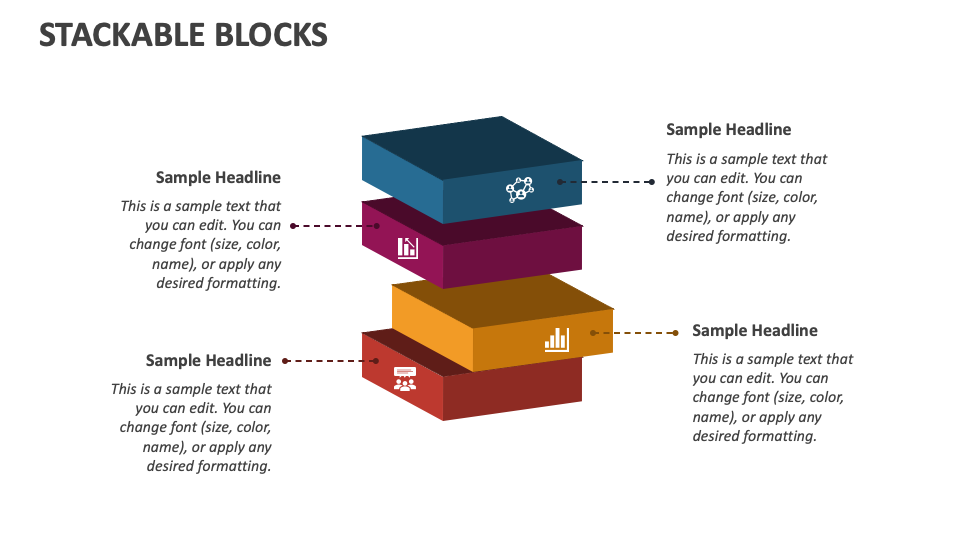 Stackable Blocks PowerPoint and Google Slides Template - PPT Slides