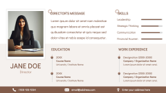 Free - Meet the Director Template for Google Slides and PowerPoint ...