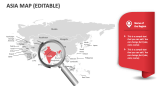 Asia Map PowerPoint Presentation Slides - PPT Template