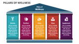 Pillars of Wellness PowerPoint and Google Slides Template - PPT Slides