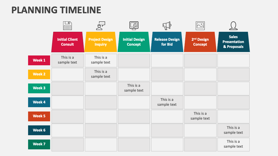 Planning Timeline PowerPoint and Google Slides Template - PPT Slides