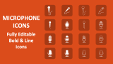 Microphone Icons for PowerPoint and Google Slides - PPT Slides