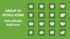 Group of People Icons for PowerPoint and Google Slides - PPT Slides