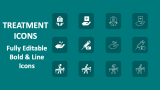 Treatment Icons for PowerPoint and Google Slides - PPT Slides