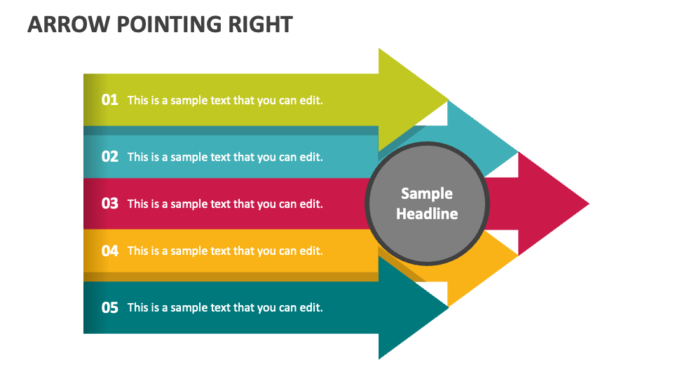 Arrow Pointing Right PowerPoint Presentation Slides - PPT Template