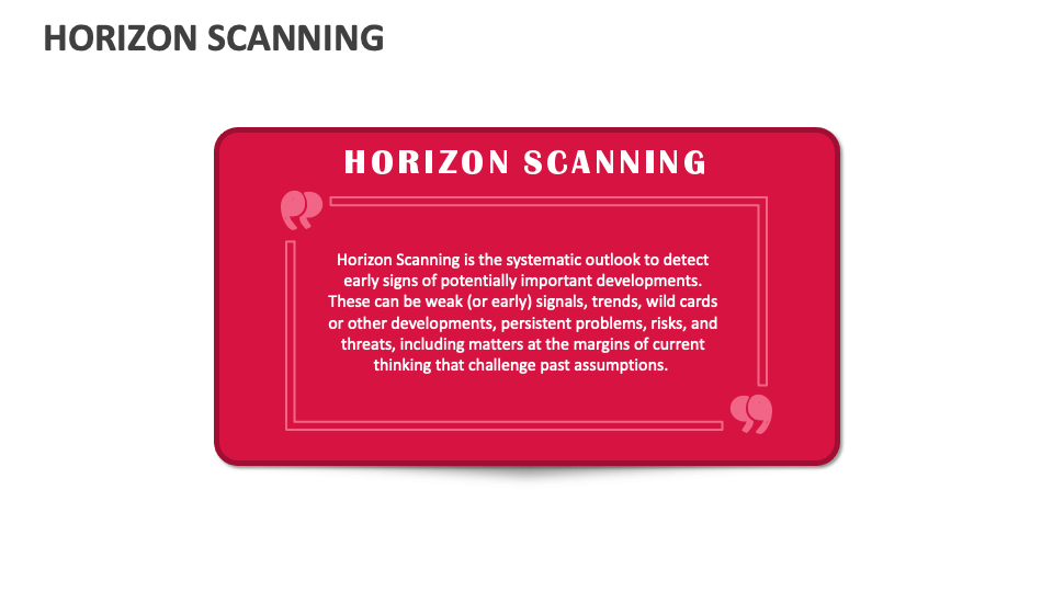 Horizon Scanning PowerPoint and Google Slides Template - PPT Slides