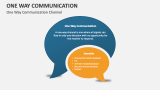 One Way Communication PowerPoint Presentation Slides - PPT Template