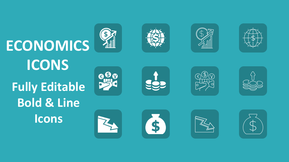Economics Icons PowerPoint Presentation Slides - PPT Template