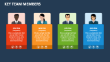 Key Team Members PowerPoint and Google Slides Template - PPT Slides