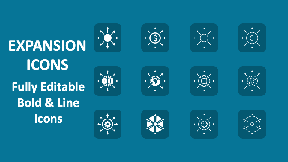 Expansion Icons for PowerPoint and Google Slides - PPT Slides