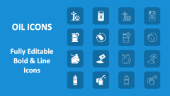 Oil Icons for PowerPoint and Google Slides - PPT Slides