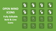 Open Mind Icons for PowerPoint and Google Slides - PPT Slides