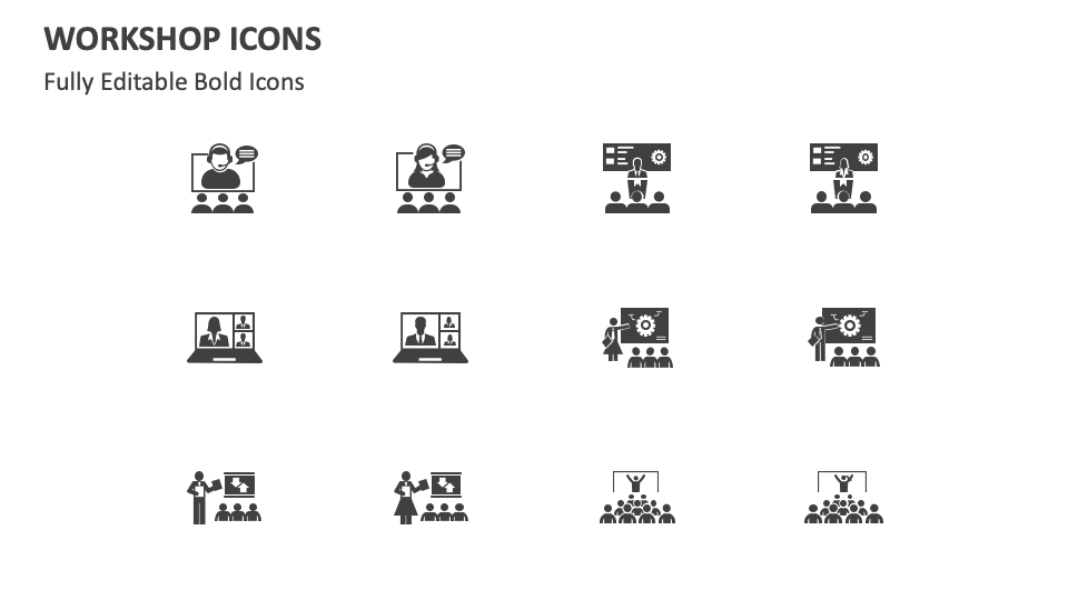 Workshop Icons for PowerPoint and Google Slides - PPT Slides