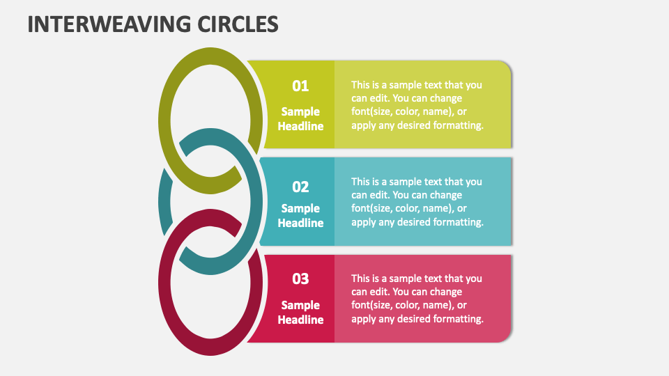 Interweaving Circles PowerPoint Presentation Slides - PPT Template