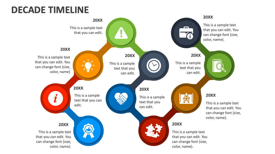 Decade Timeline PowerPoint and Google Slides Template - PPT Slides Decade Timeline PowerPoint and Google Slides Template - PPT Slides