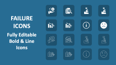 Failure Icons for PowerPoint and Google Slides - PPT Slides