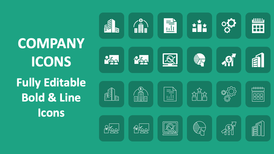 Company Icons for PowerPoint and Google Slides - PPT Slides