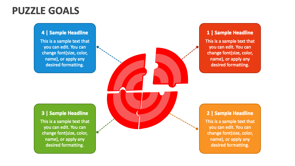 Puzzle Goals PowerPoint and Google Slides Template - PPT Slides