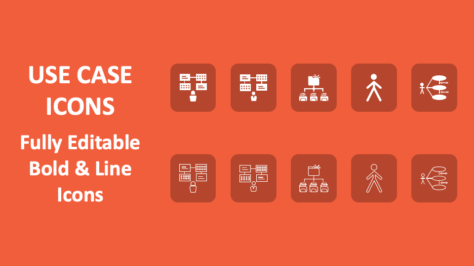Use Case Icons for PowerPoint and Google Slides - PPT Slides