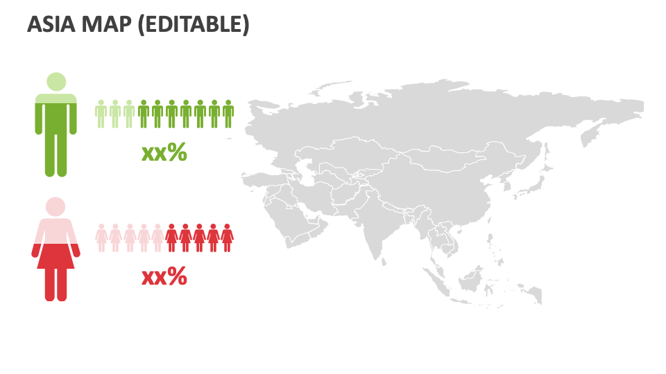 Asia Map PowerPoint Presentation Slides - PPT Template