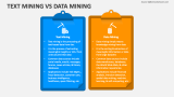 Text Mining Vs Data Mining PowerPoint and Google Slides Template - PPT Slides