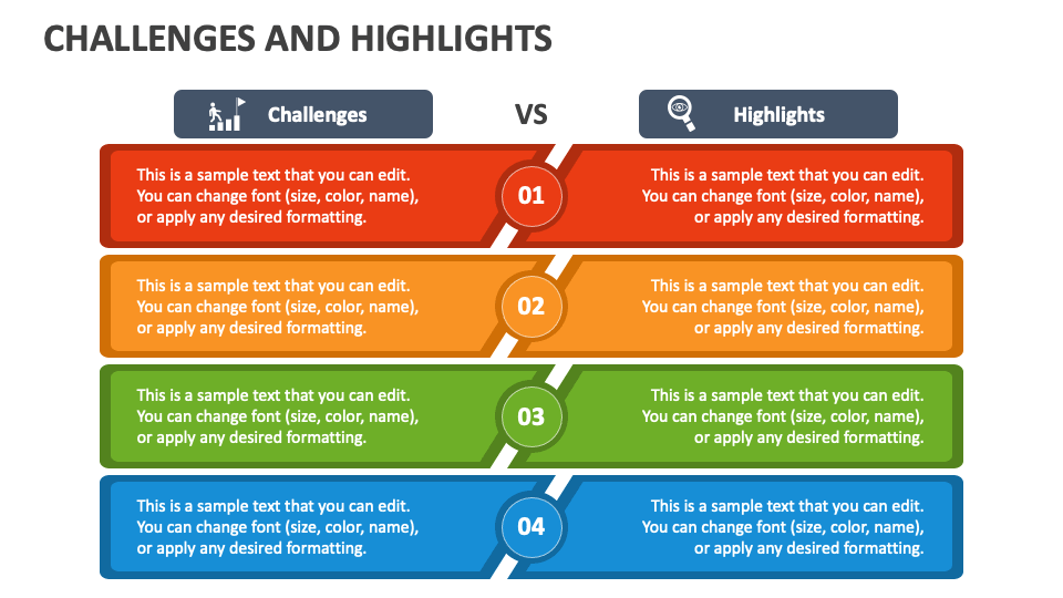 Challenges and Highlights PowerPoint and Google Slides Template - PPT ... Challenges and Highlights PowerPoint and Google Slides Template - PPT ...