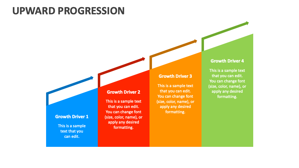 Upward Progression PowerPoint Presentation Slides - PPT Template