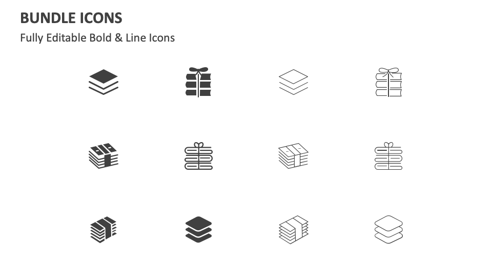Bundle Icons for PowerPoint and Google Slides - PPT Slides