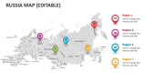 Russia Map PowerPoint Presentation Slides - PPT Template