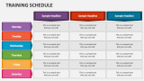 Training Schedule PowerPoint Presentation Slides - PPT Template