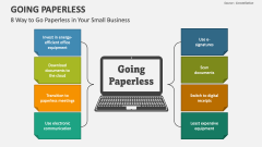 Going Paperless PowerPoint Presentation Slides - PPT Template