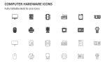 Computer Hardware Icons for PowerPoint and Google Slides - PPT Slides