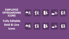 Employee Offboarding Icons for PowerPoint and Google Slides - PPT Slides