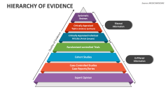 Hierarchy of Evidence PowerPoint Presentation Slides - PPT Template