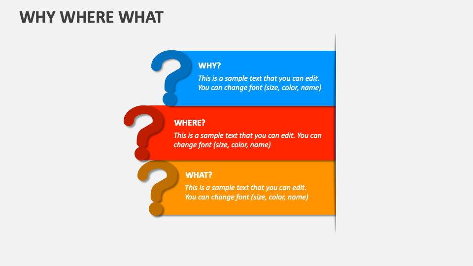 Why Where What PowerPoint and Google Slides Template - PPT Slides