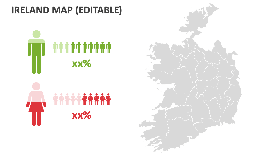Ireland Map PowerPoint Presentation Slides - PPT Template