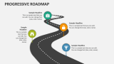 Progressive Roadmap PowerPoint Presentation Slides - PPT Template
