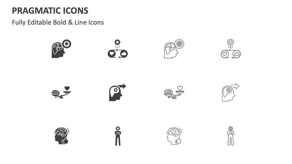Pragmatic Icons for PowerPoint and Google Slides - PPT Slides