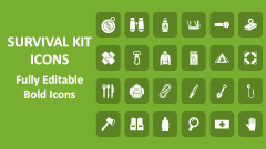 Survival Kit Icons for PowerPoint and Google Slides - PPT Slides