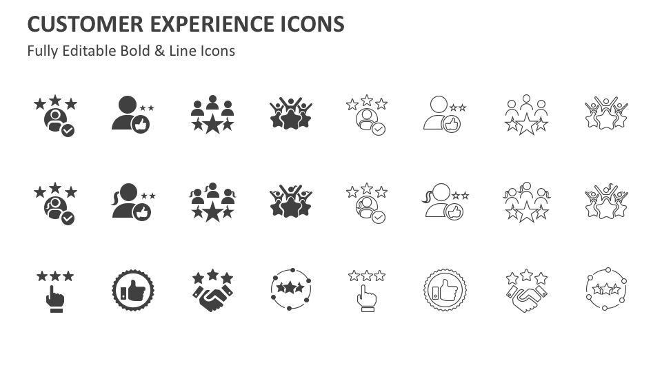 Customer Experience Icons PowerPoint Presentation Slides - PPT Template