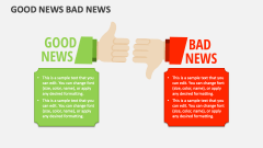 Good News Bad News PowerPoint Presentation Slides - PPT Template