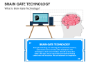 Brain Gate Technology PowerPoint and Google Slides Template - PPT Slides