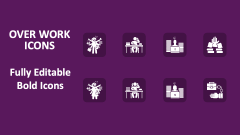 Over Work Icons for PowerPoint and Google Slides - PPT Slides