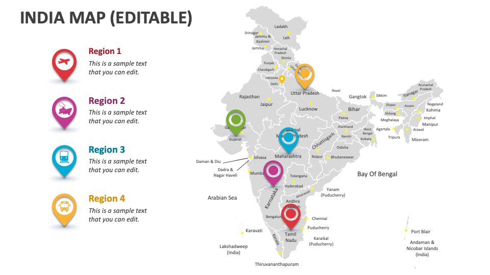 India Map PowerPoint Presentation Slides - PPT Template India Map PowerPoint Presentation Slides - PPT Template