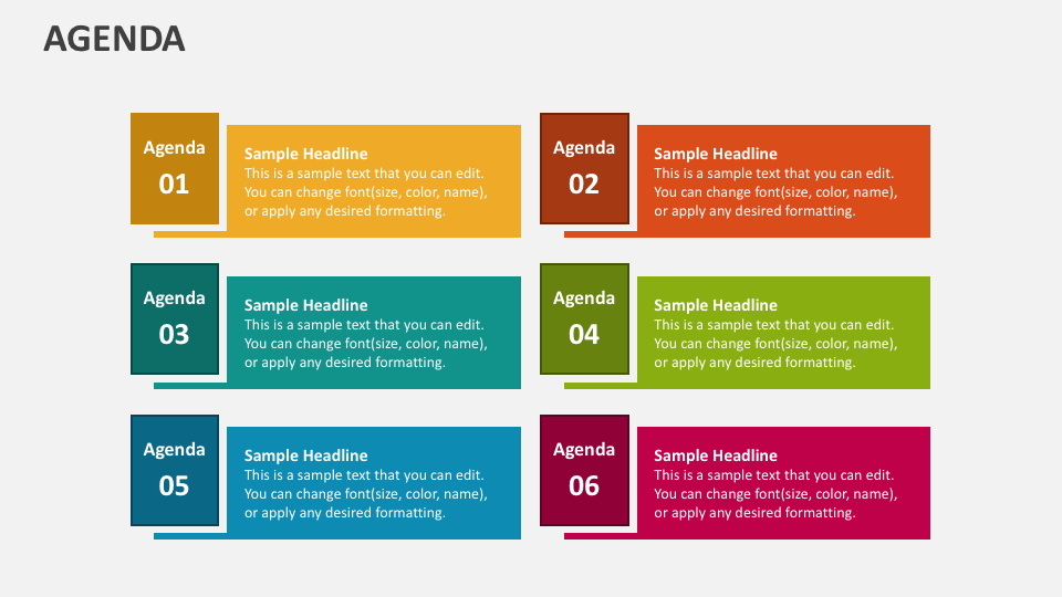 Agenda PowerPoint Presentation Slides - PPT Template